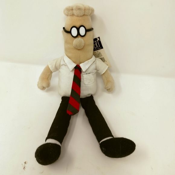Gund | Toys | Gund Comic Strip Character Dilbert 1 Plush Hanging Doll ...
